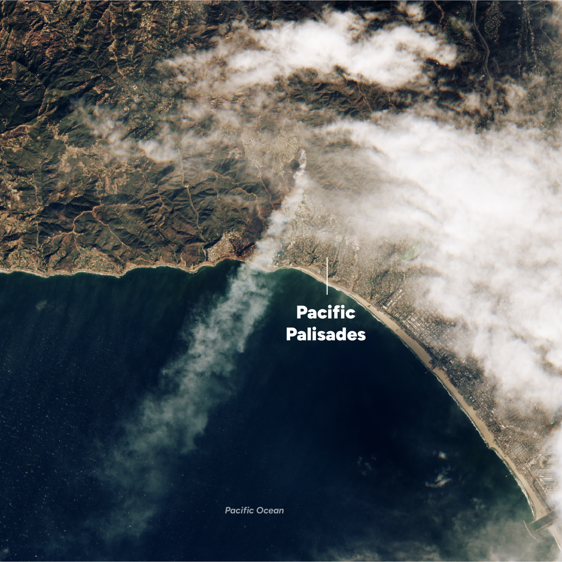 Palisades Fire 2025 Visualized | Fire Stories – OroraTech